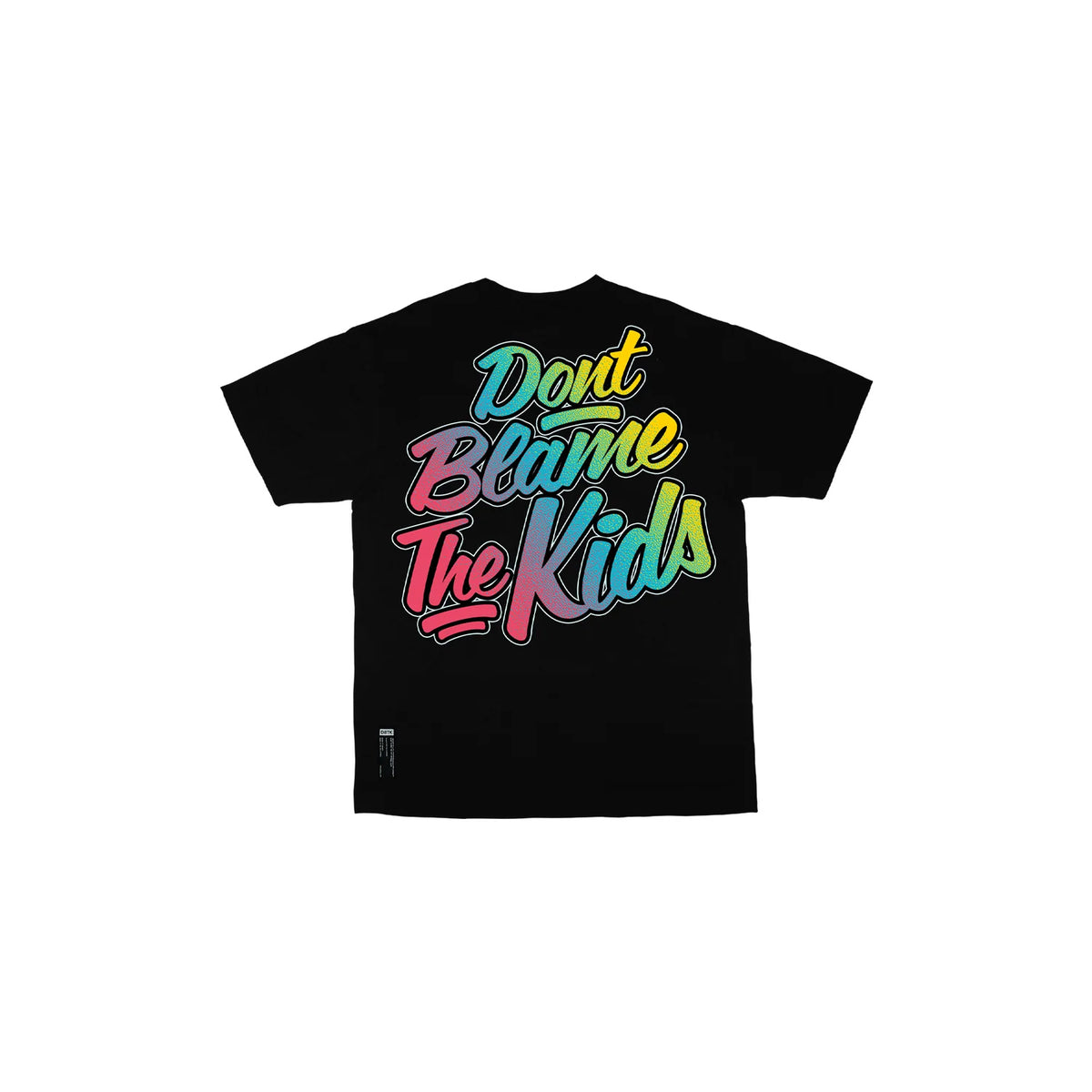 DBTK : Chromatic Script Tee (Black) – The Nines