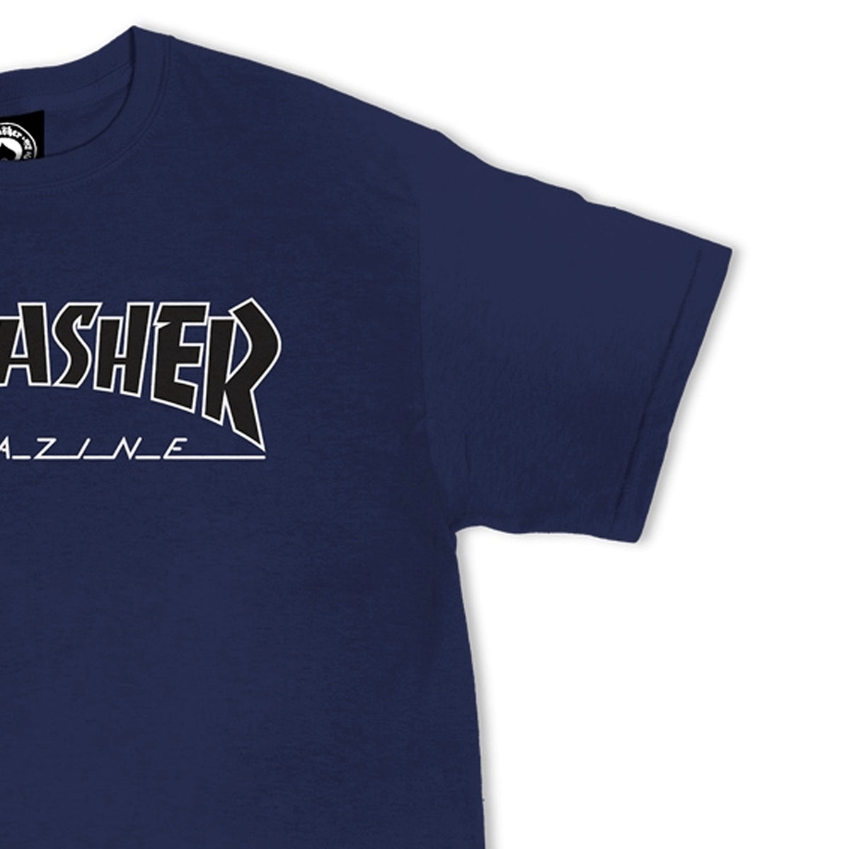 Thrasher : Outline T-Shirt (Navy/Black) – The Nines