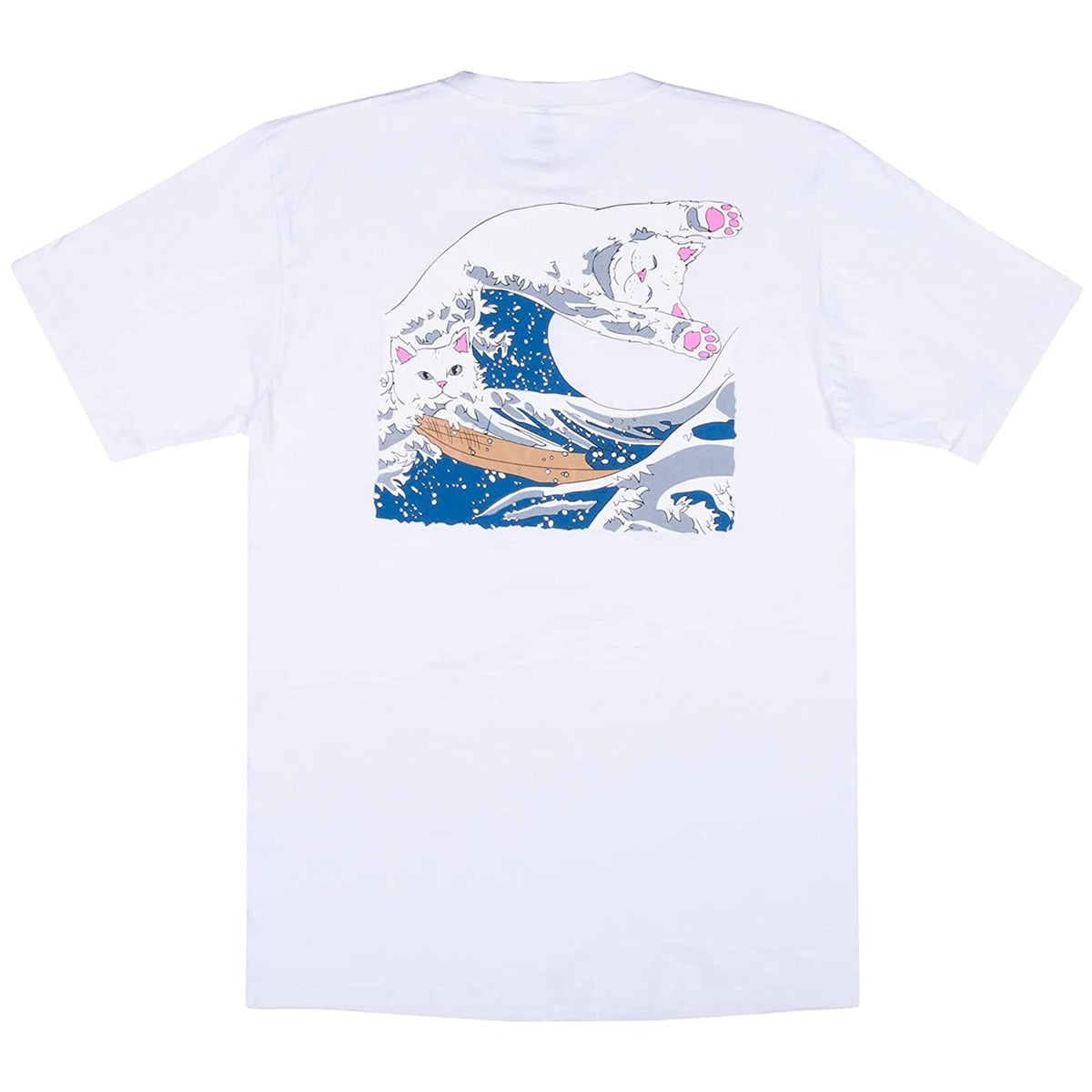 RIPNDIP: The Great Wave Of Nerm Tee (White) – The Nines